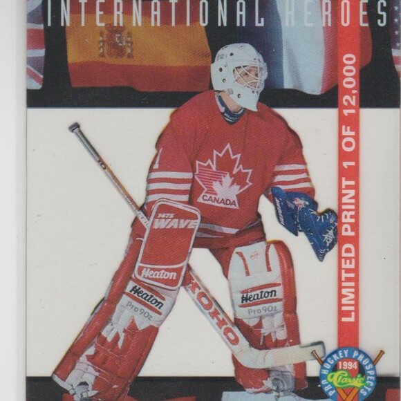 Toys | Rare Corey Hirsch 1994 Team Canada Limited Print International ...